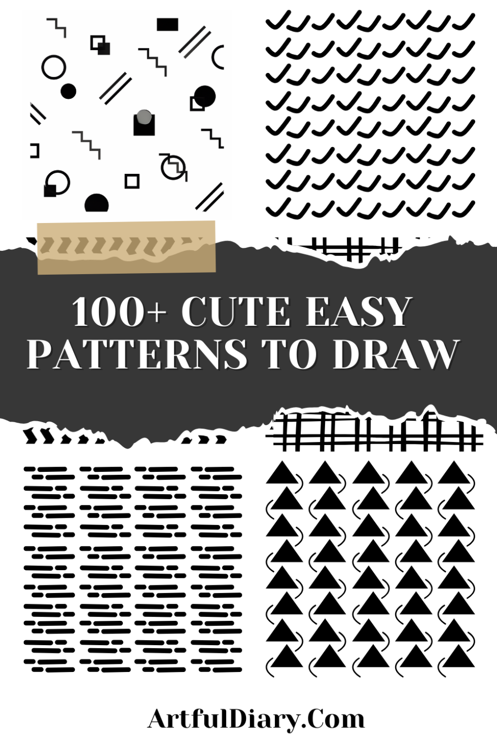 111+ Cool Easy Patterns to Draw