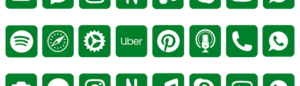 100+ Free Green app icons Customized for iPhone