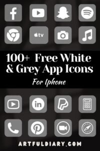 100+ Free Grey app icons Customized for iPhone