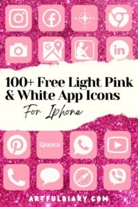 108+ Free Light Pink App Icons For Your iPhone