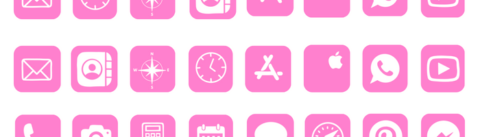 108+ Free Aesthetic Pink App Icons For Your iPhone