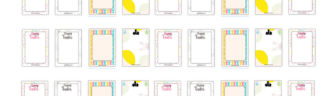 8 Easter Bunny Note Printable Designs With Letter Examples