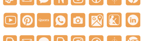 100+ Free Pastel Orange App Icons for iPhone