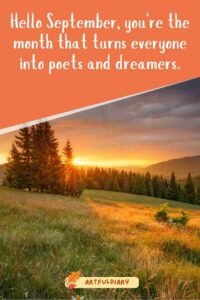 Hello September Quotes With HD Images To Share On Pinterest